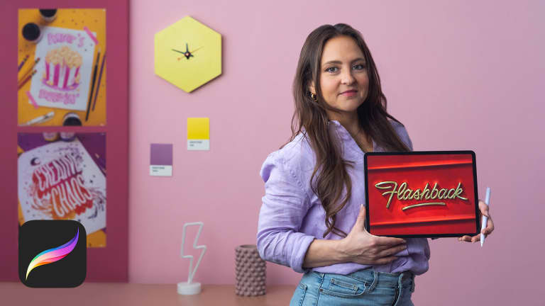 Domestika – Procreate 3D字母设计 – 耳东视效