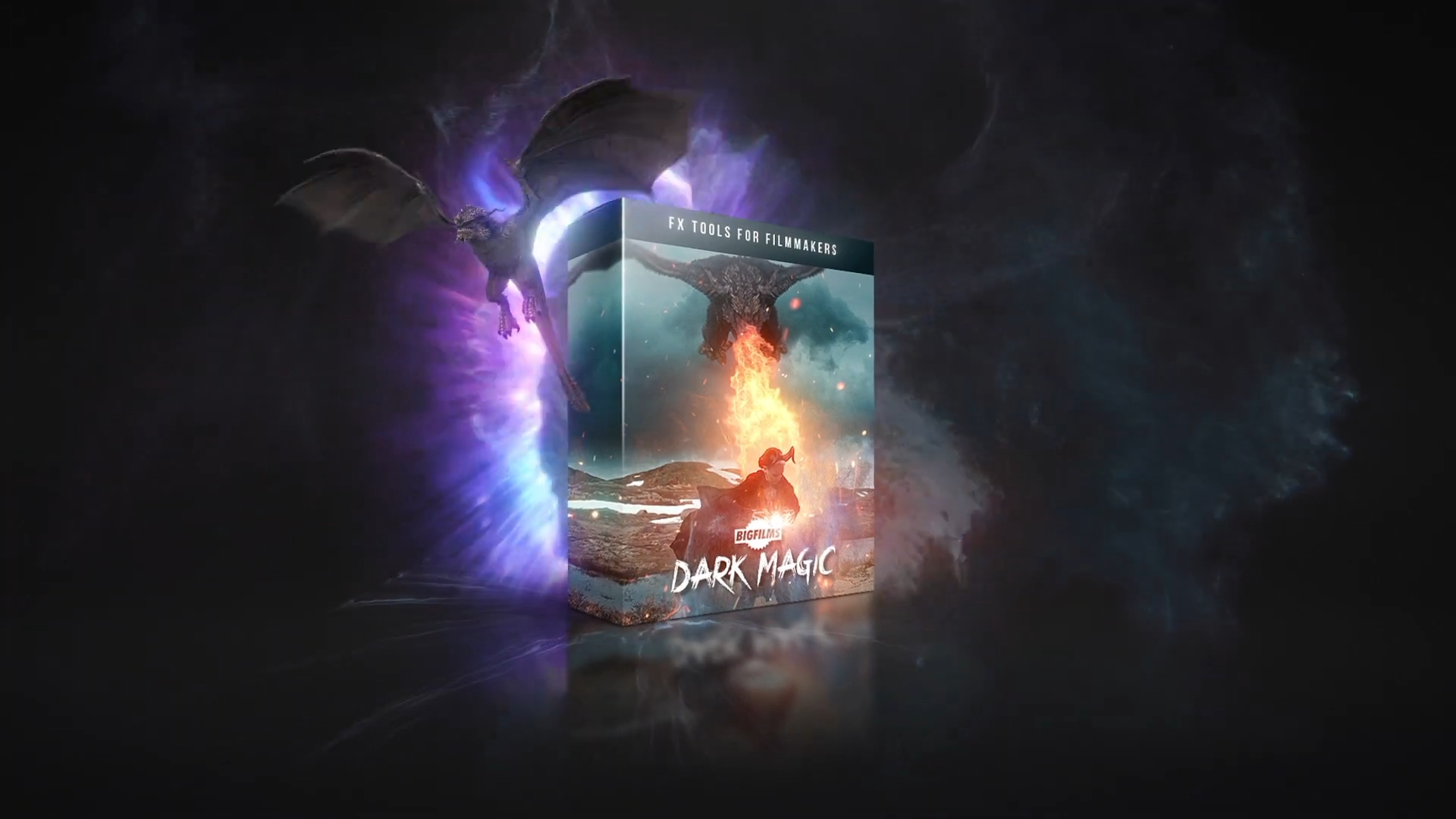 4K视频素材-227个一键拖拽顶级黑暗魔法传送门宇宙能量法术粒子火魔幻烟雾龙怪物特效合成动画 BIGFILMS-DARK MAGIC Pack – 耳东视效
